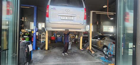 선교사 대여차량 수리 그리고 수리 짧은 기간이 아닌 한달이상 운행을 하고오면 점검하고 수리를 해야할 것들이 많습니다 엔진오일만 교환하면 좋을텐데 자동차는 운행을 하면