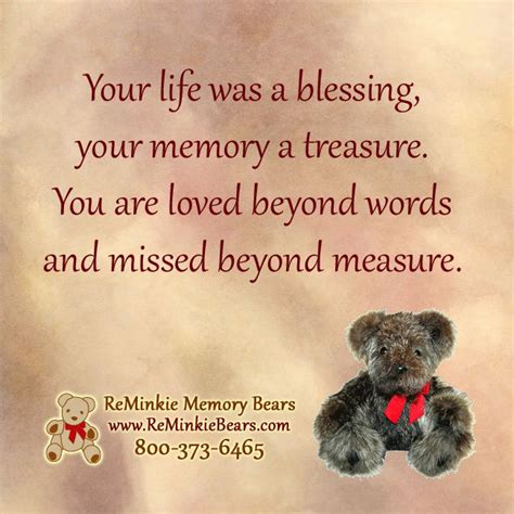 Printable Memory Bear Poem Printable Templates