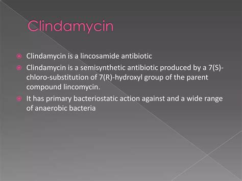 Clindamycin Pptx