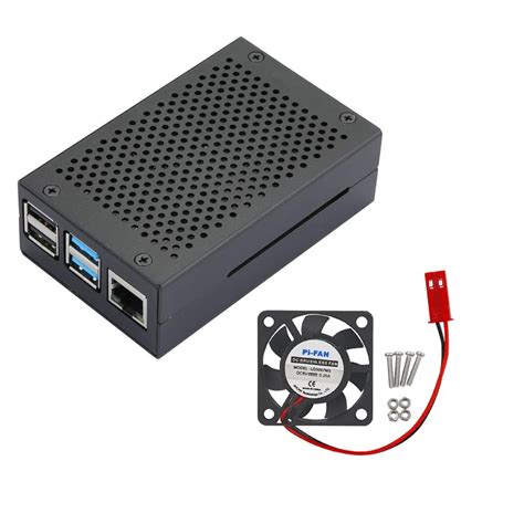 Aluminum Alloy Protective Case For Raspberry Pi With Fan