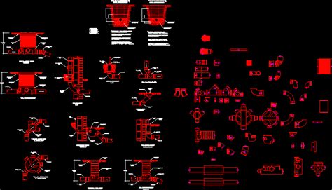 Piezas Sanitarias En Dwg 70 60 Kb Librería Cad