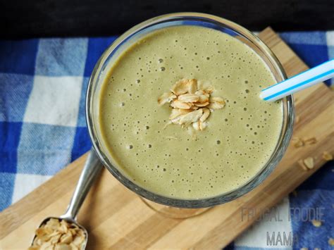 Frugal Foodie Mama Afternoon Pick Me Up Green Smoothie