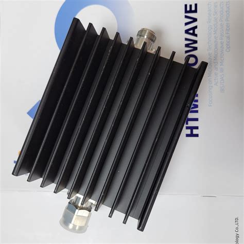Factory Dc 3700mhz 3 40db 100w Rf Coaxial Attenuator With Din M Din F Connector For