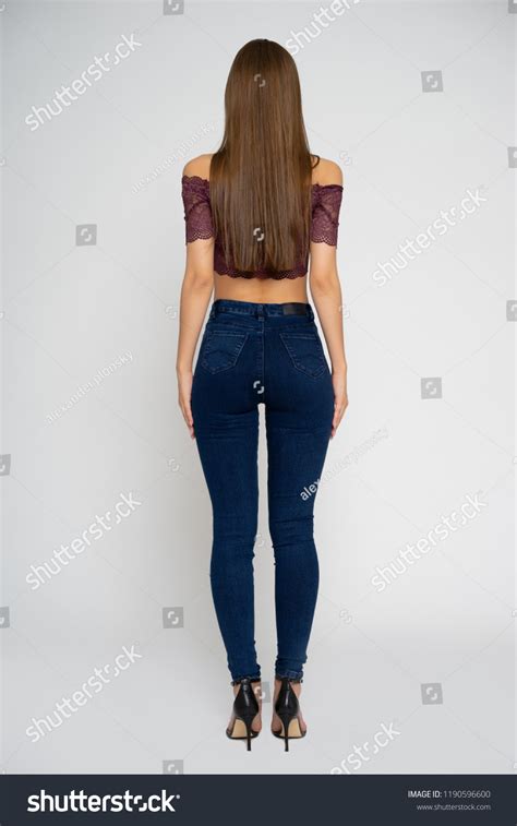Beautiful Girl Sexy Jeans Stock Photo Shutterstock