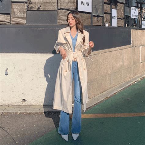 무배🚀 무드있어🧥바스락 루즈핏 롱 트렌치코트 오버핏 케이프 탈부착 벌룬 소매 버튼 벨트 롱 트렌치 코트 더블 코튼 바바리 봄 자켓 3col