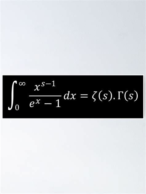Riemann Zeta Function And Euler Gamma Function Poster For Sale By