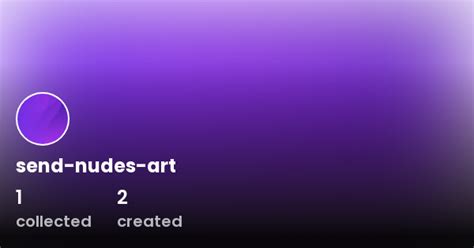 Send Nudes Art Profile Opensea