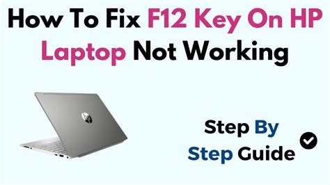How To Fix F12 Key On Hp Laptop Not Working Windows 11 Youtube