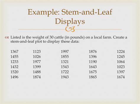 Ppt Chapter 4 Displaying And Summarizing Quantitative Data Powerpoint