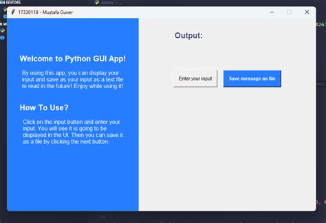 Github Mustafa Guner Python Gui App It Is A Mini Project For Understanding The Usage Of