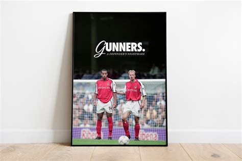 Henry And Bergkamp Poster Print Lgcraftedprints