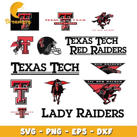 Texas Tech Logo Design Bundle Svg Texas Tech Football Svg Dreamsvg Store