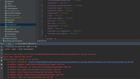 tdesign vue next 1 0 8 vite 4 1 x 无法启动dev server · issue 2419