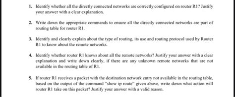 Part A Refer The Topology And The Output Of The