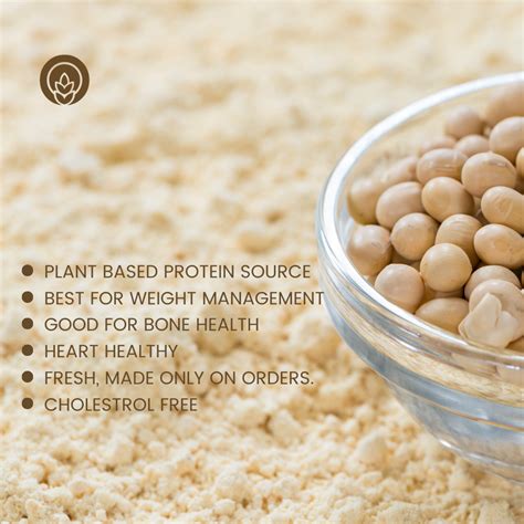 Soybean Soy Flour Fresh And Traditionally Stone Mill Flours