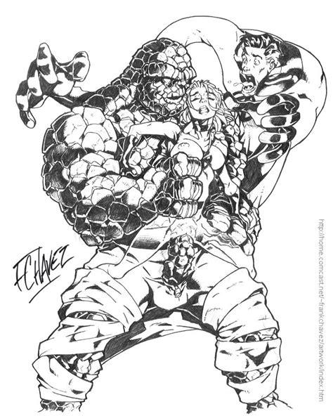 Rule 34 Ben Grimm Fantastic Four Female Frank Chavez Invisible Woman