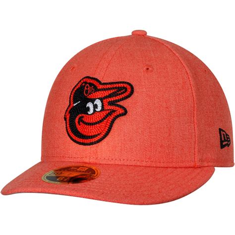 New Era Baltimore Orioles Heathered Orange Crisp Low Profile 59fifty