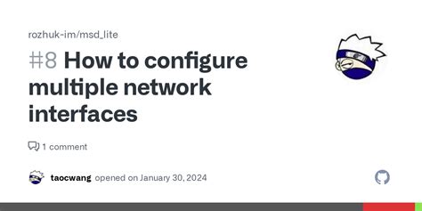 How To Configure Multiple Network Interfaces · Issue 8 · Rozhuk Immsdlite · Github