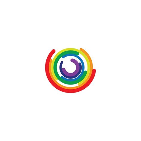 Premium Vector Rainbow Logo