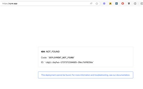 Deployment Not Found After Publishing A Subdomain Help Vercel Community