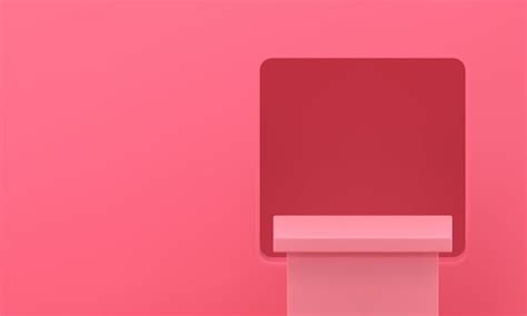 3d 연단 분홍색 사각형 트리뷴 플랫폼 스탠드 기초 제품 프로모션 광고 벡터 0명에 대한 스톡 벡터 아트 및 기타 이미지 0명 3차원 형태 건설 플랫폼 Istock