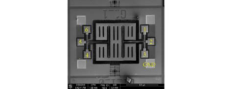 Scanning Electron Microscope Sem View Of The Aln Mems Gyroscope Download Scientific Diagram