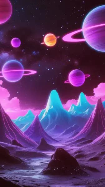 Aliens Space Landscape Design Calm Style Iphone Wallpaper Wallpaper By Xanderv Download On