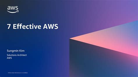 7 Effective Aws Speaker Deck