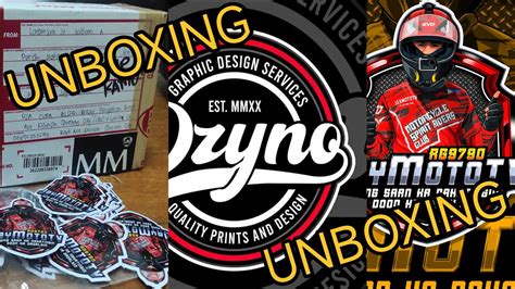 Unboxing Pangmalakasang Jaymototv Stickers Dzyno Graphics Design Youtube