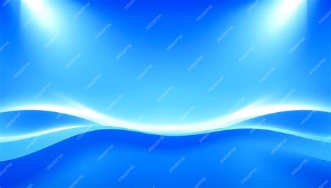 Blue 3d Extrude Effect Background Design Isolated With White Highlights Premium Ai Generated Image