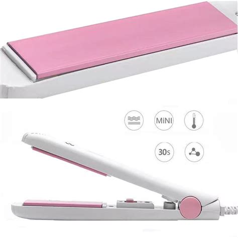 Plancha De Cabello Mini Portátil Cerámica Viajera Para Flequillo