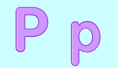 English Lions The Letter P 3rd Year Of Infant Education 5 Years Old