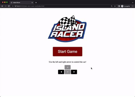 GitHub Ykztenoks Lab Js Dom Racecar