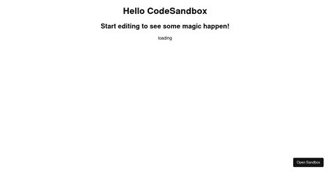 Suspense Delay Codesandbox