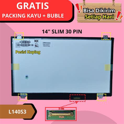 Jual Layar Lcd Led Laptop Lenovo Ideapad S Iap Shopee Indonesia