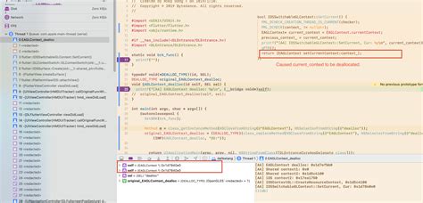 Random Crash For Opengl Context On Old Ios Devices Was Reintroduced In 122 · Issue 85877