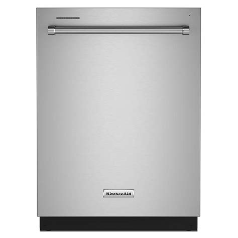 Kitchenaid 24 In Built In Tall Tub Dishwasher In Printshield Stainless