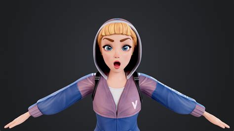 3d Explorer Cartoon Character Turbosquid 2453063