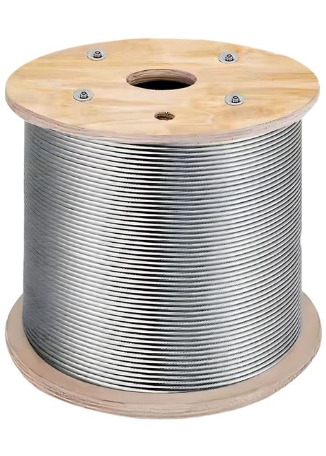 5 16 Rope 100 Ft 516 Galvanized Aircraft Cable 7x19 Strand Diy