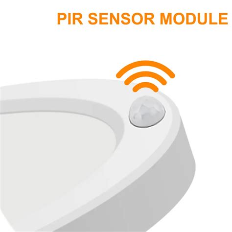 China Indoor Flush Mount Pir Sensor Round Led Panel Lamp Manufacturers