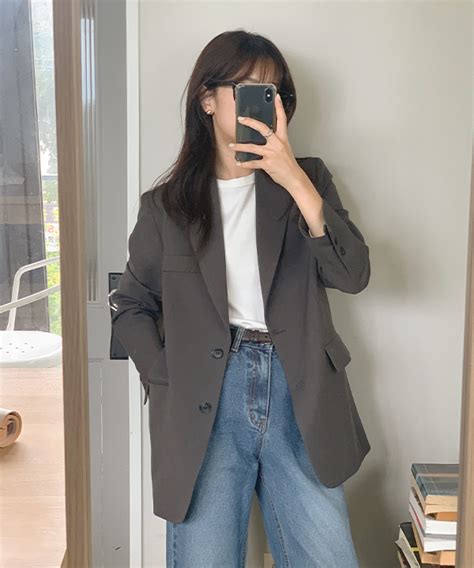 리얼코코 누적3천장 자체제작 모티브 싱글 자켓 3 Color 하객룩출근룩오피스룩오버핏루즈핏정장셋업세트