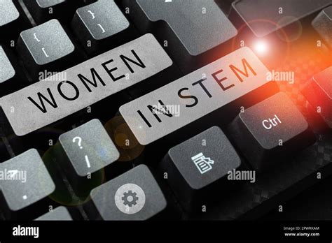 Writing Displaying Text Women In Stem Word For Science Technology Engineering Mathematics