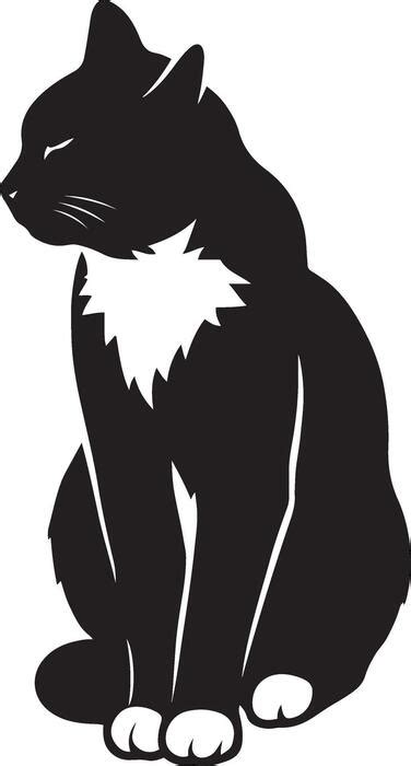Tuxedo Cat Vector Art Icons And Graphics For Free Download