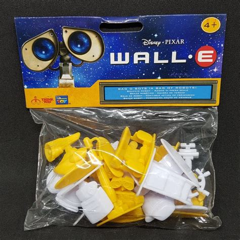 มินิฟิกเกอร์ ตุ๊กตาทหาร Wall E ลิขสิทธิ์แท้ Thinkway Toys Disney Pixar Wall E Bag O Bots Bag