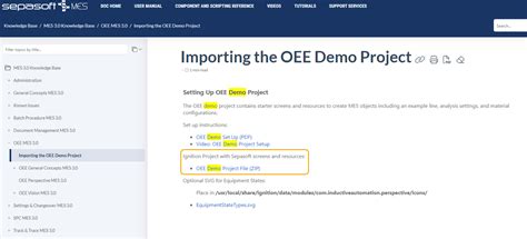Creating Oee Module From Oee Demo 3rd Party Modules Inductive