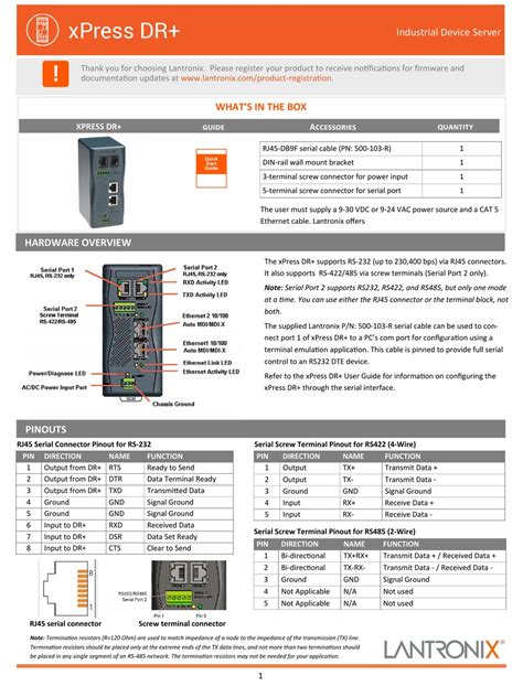 LANTRONIX XPRESS DR QUICK CONNECT Pdf Download ManualsLib