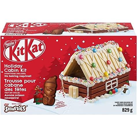 New Kit Kat Holiday Log Cabin With Smarties Kit