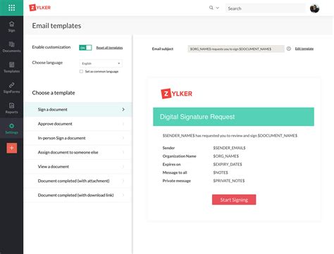 Zoho Sign Electronic Signature Software Digital Signature Software For Business Signatories