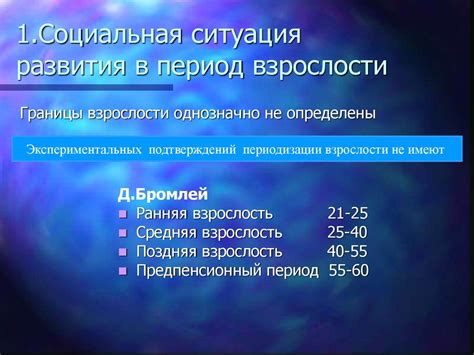 Психологические особенности периода взрослости презентация онлайн