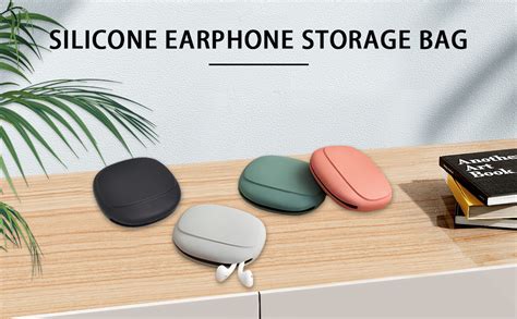 Pack Of 4 Silicone Case Headphone Organizer Storage Bag Small